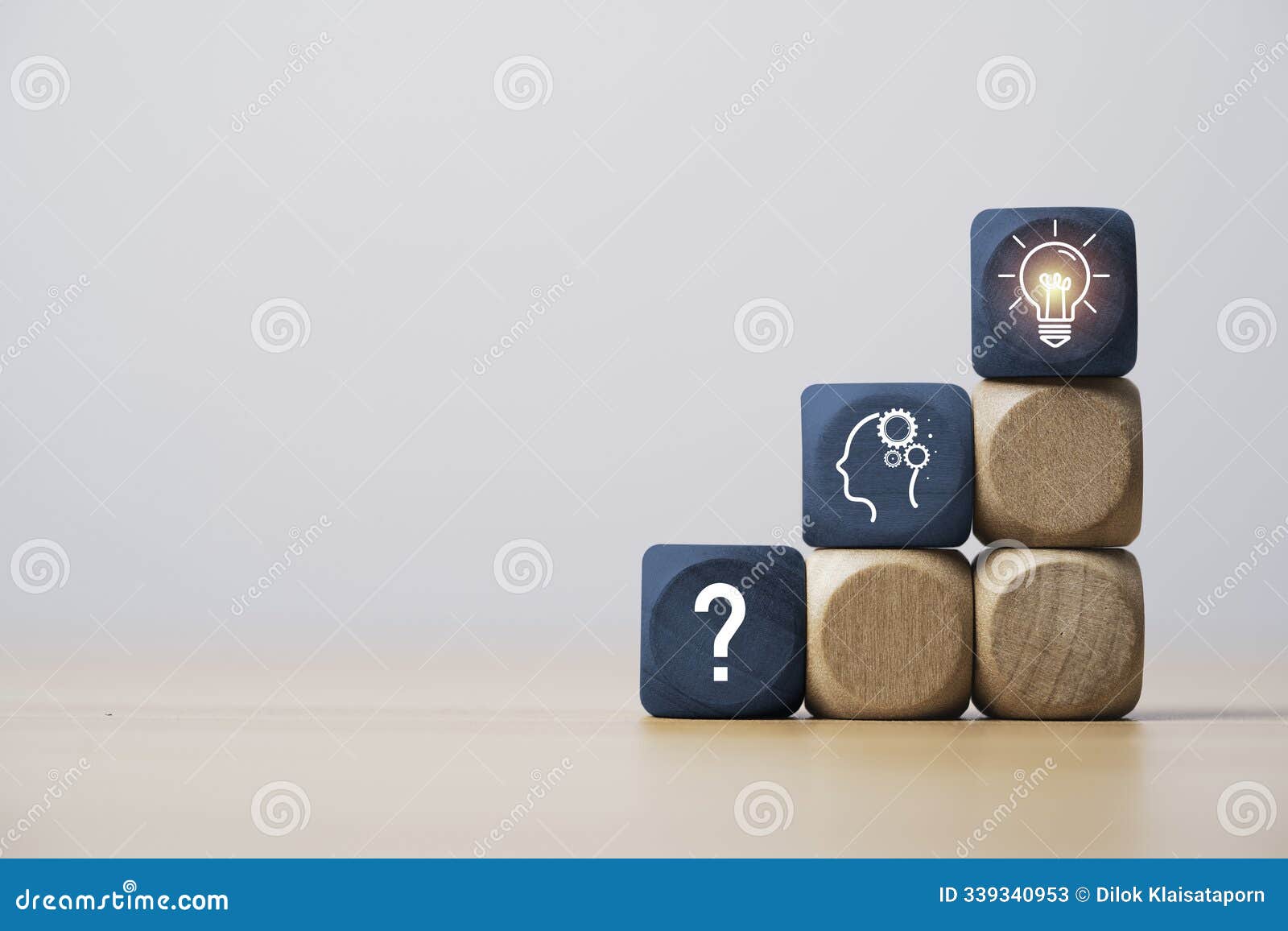 Question Mark Human Thinking and Glowing Lightbulb Icon Print Screen on ...