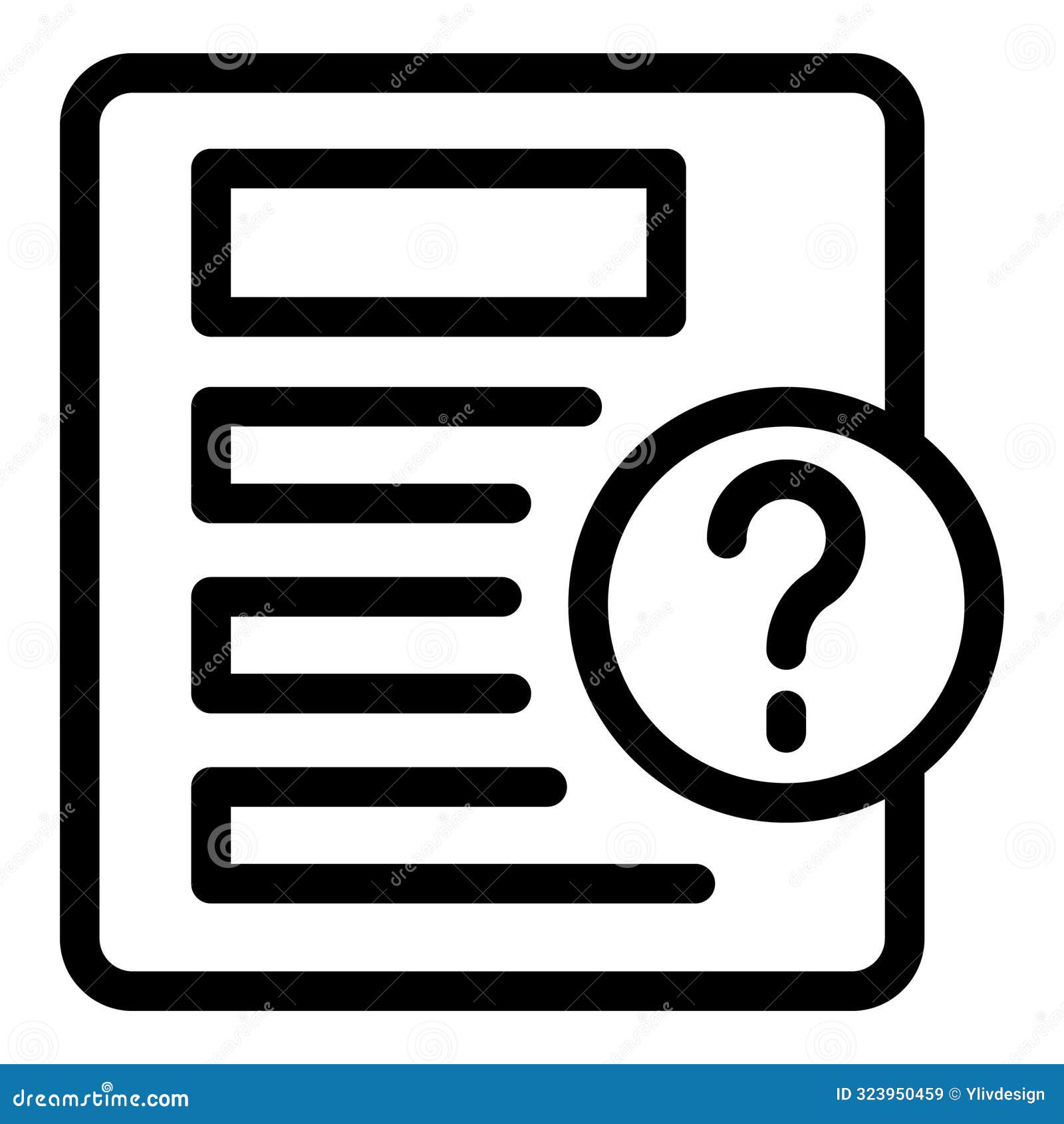 Question Mark is Appearing Over a Document Representing Data Analysis ...