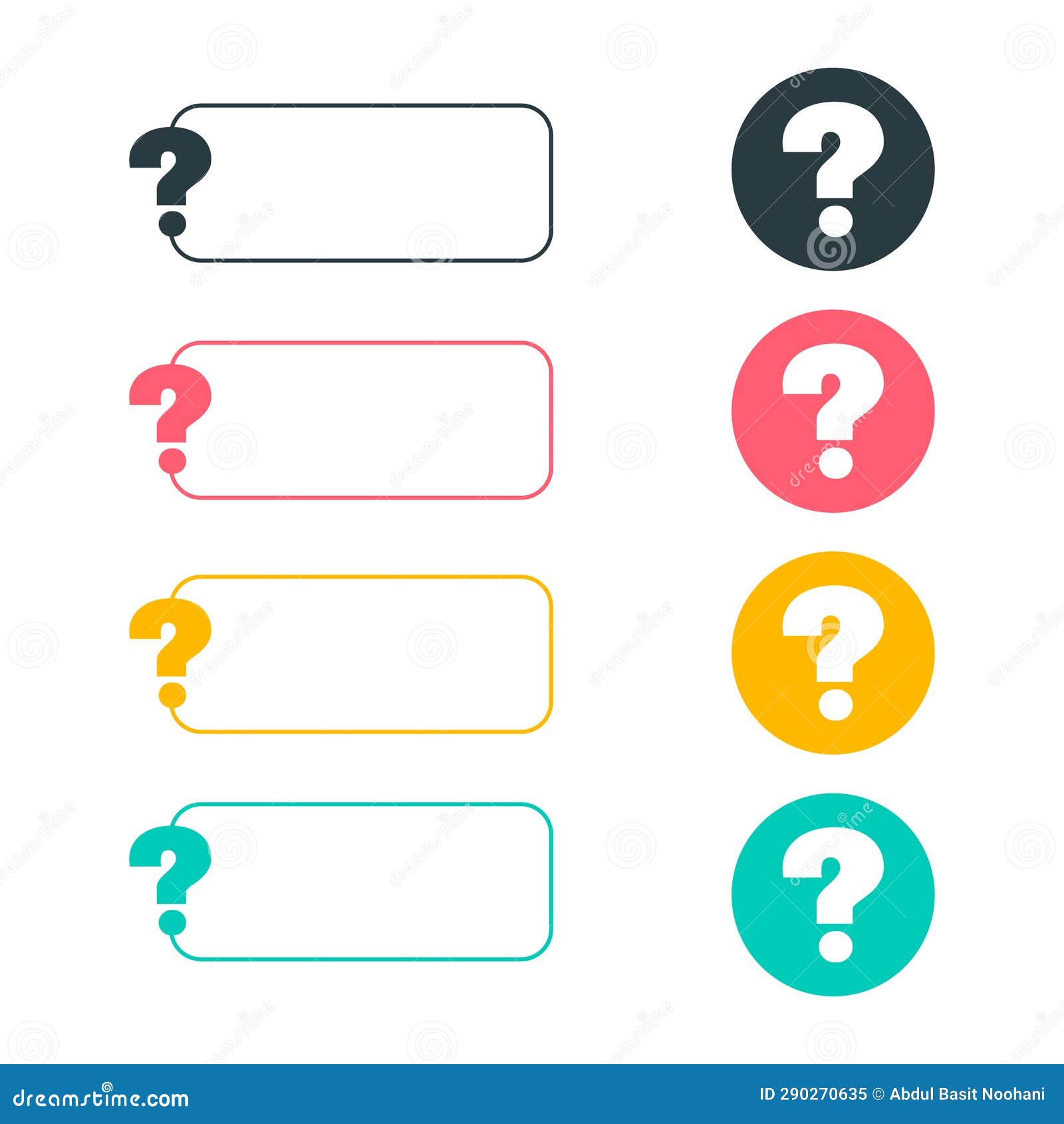 Question Mark Icon. Ask and Explore Symbols Stock Vector - Illustration ...