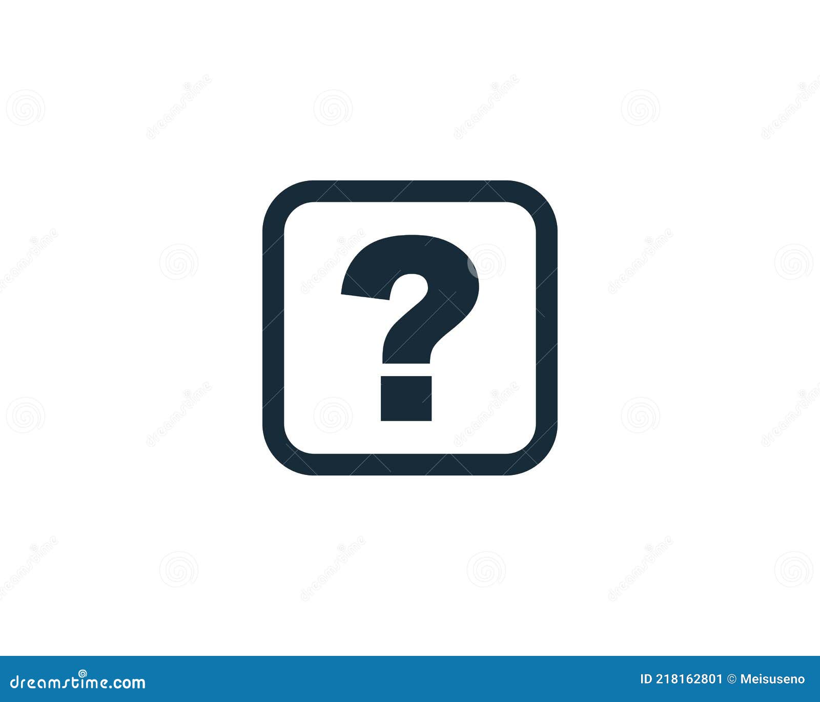 Question Mark Icon Design Template Elements Stock Vector - Illustration ...