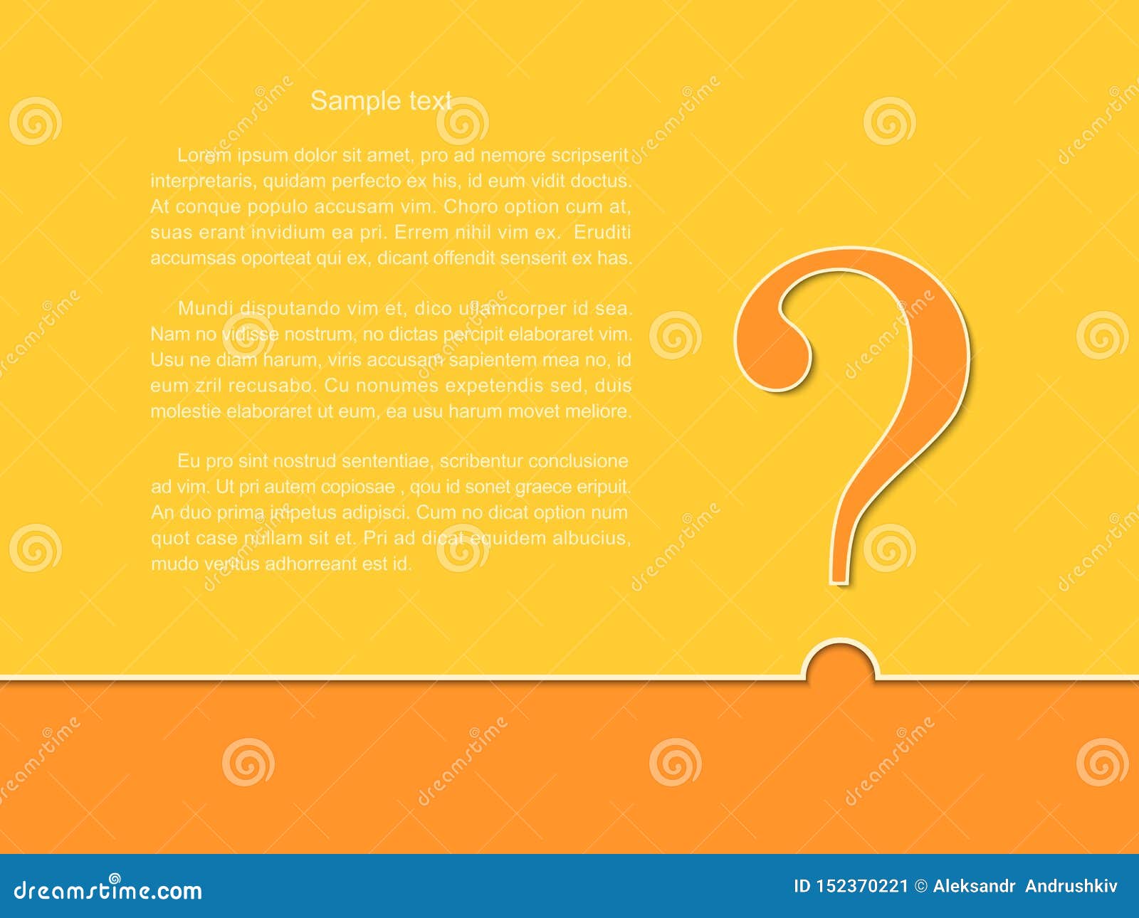 Question 1 stock vector. Illustration of answer, question - 152370221