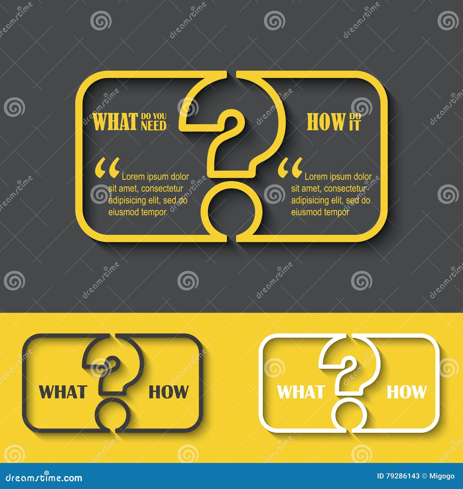 Question Mark Icon with Paper Frame for Your Text. FAQ Sign. Creative ...