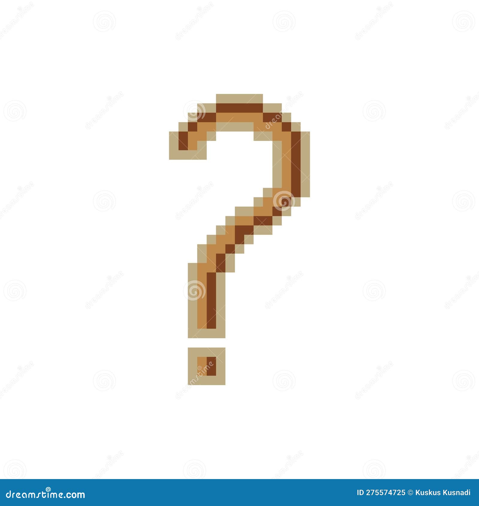 Question Mark Icon Pixel Art Design Stock Vector - Illustration of ...