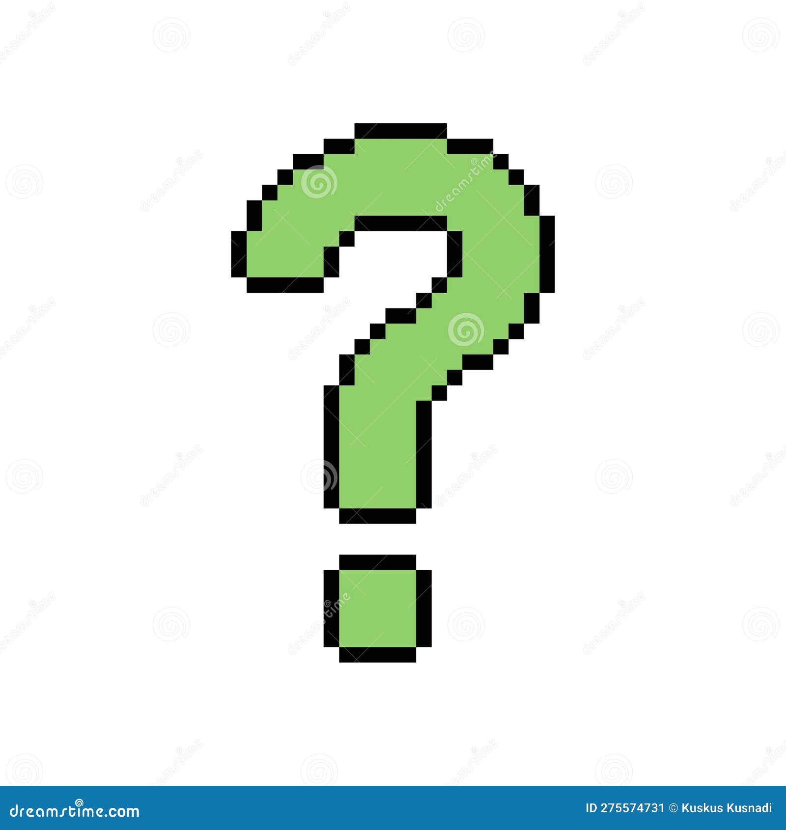 Question Mark Icon Pixel Art Design Stock Vector - Illustration of info ...