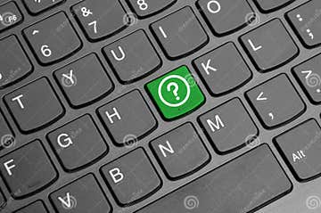 Question mark on keyboard stock photo. Image of frequently - 159421504