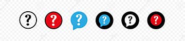 Question Mark Icon Set. Message Box with Question Mark Icon. Button ...