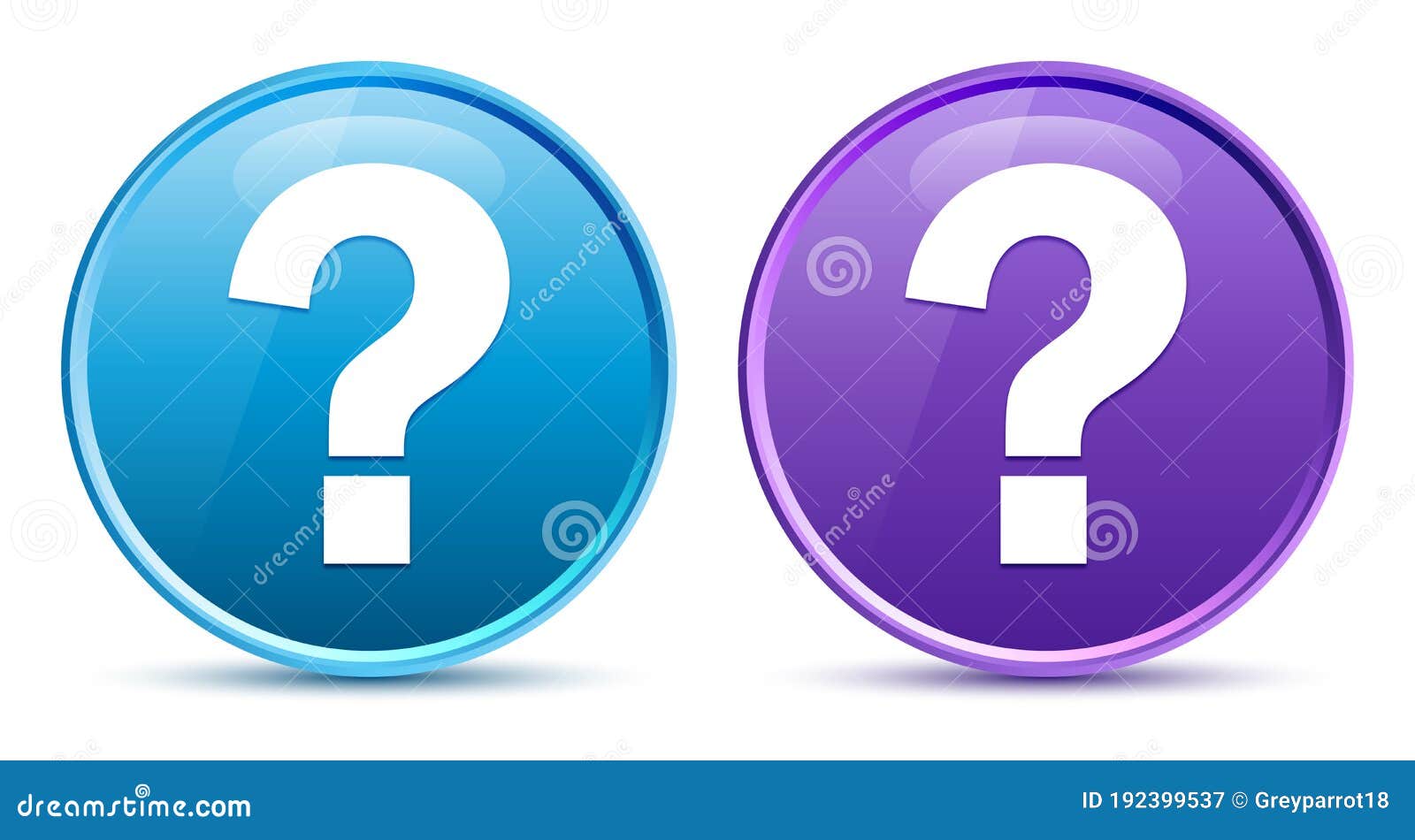 Question Mark Icon Sleek Soft Round Button Set Illustration Stock ...