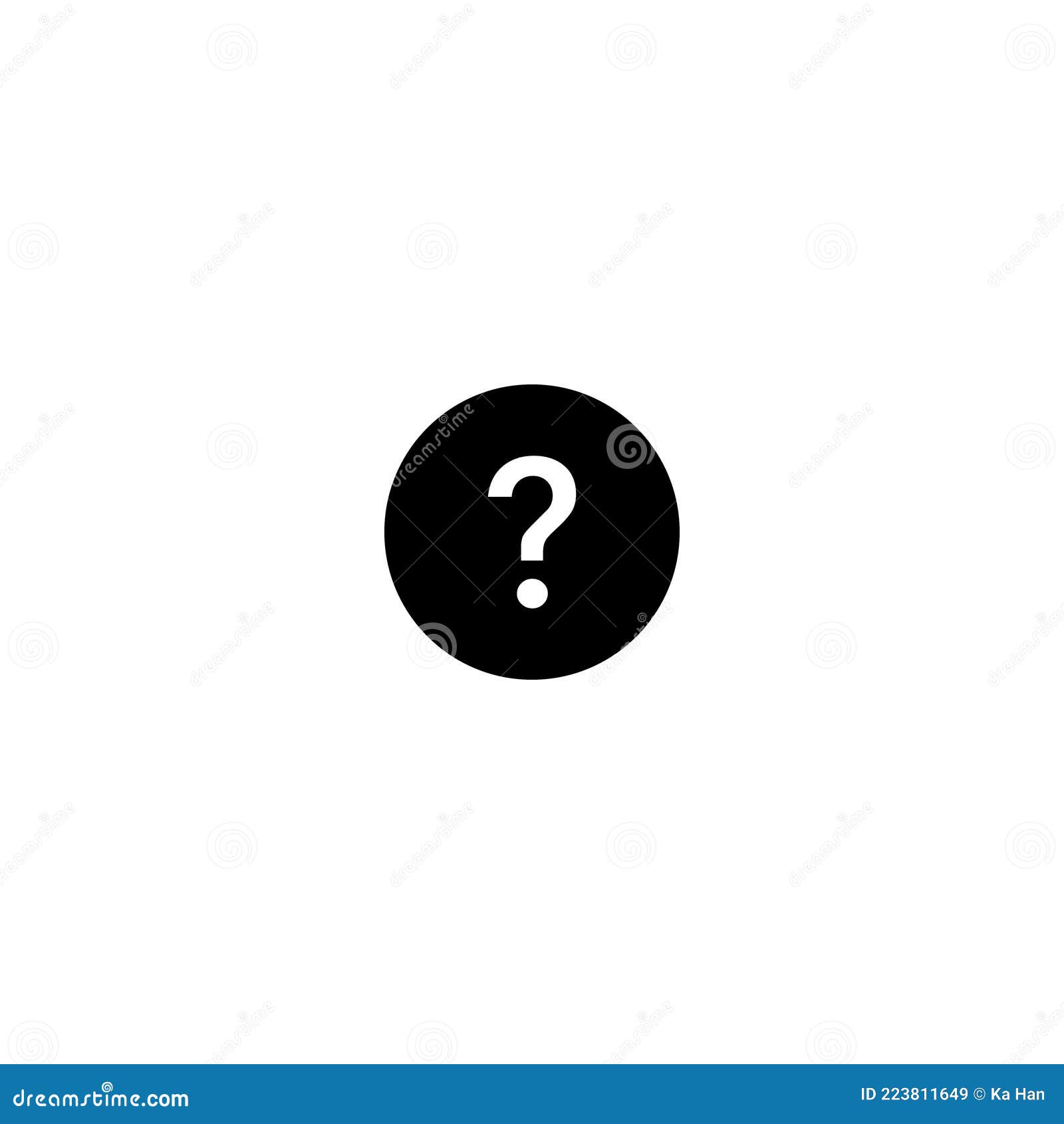Question Mark Icon Vector. Interrogative Symbol Image Stock Vector ...