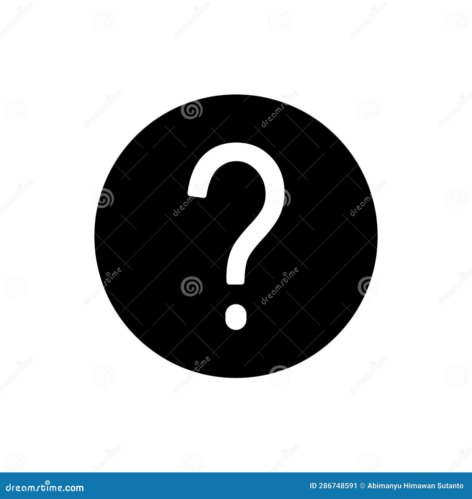 Question mark icon vector stock illustration. Illustration of speech ...