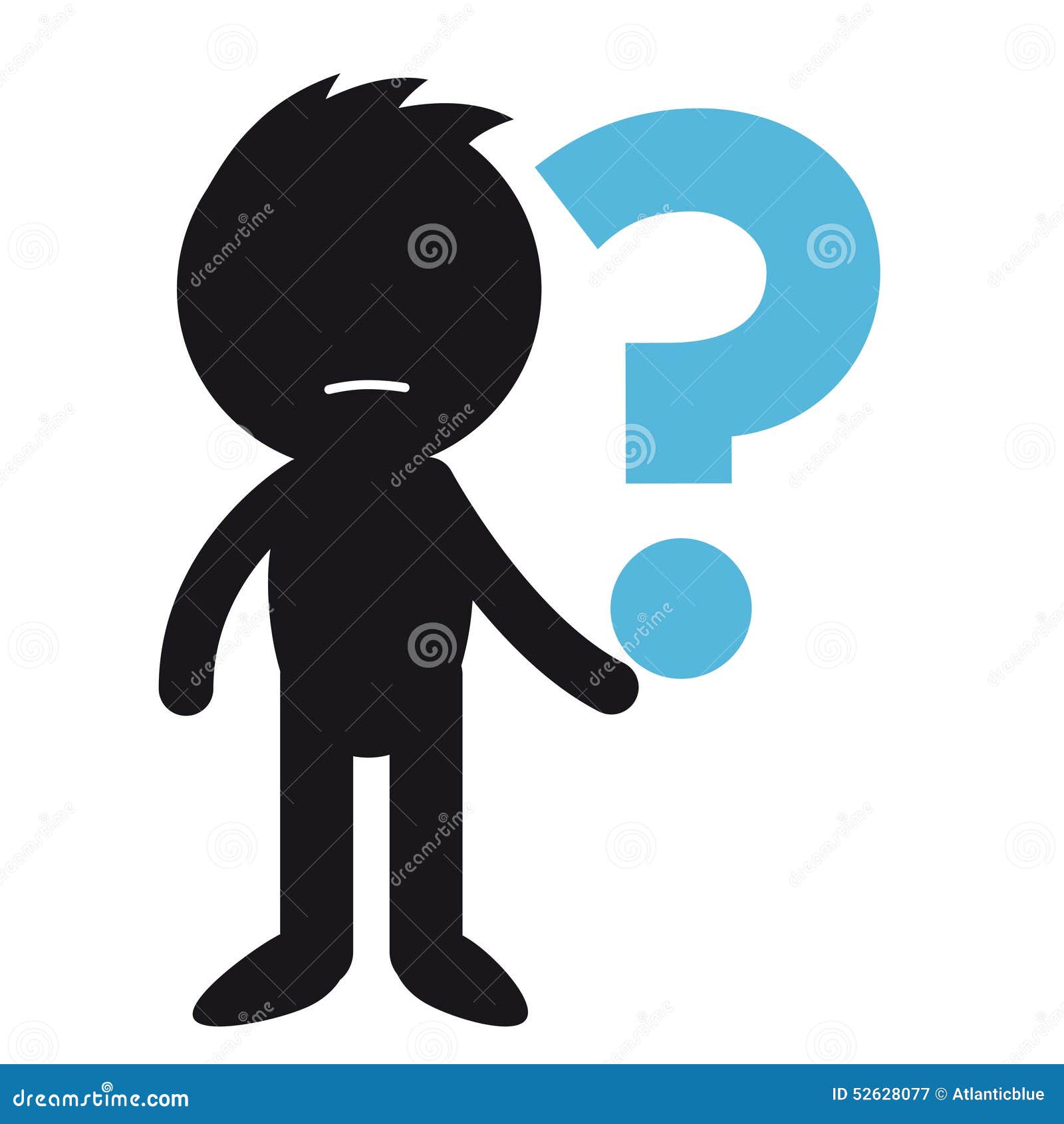 Question mark stock illustration. Illustration of mark - 52628077
