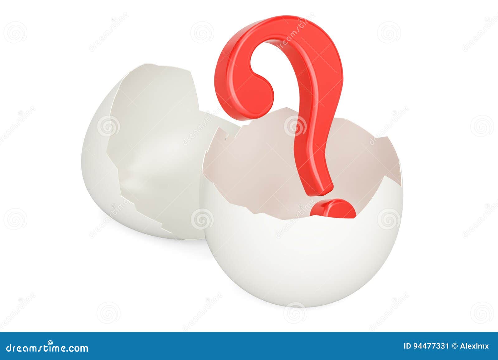 Chicken Egg With A Question Mark Royalty-Free Stock Photography ...