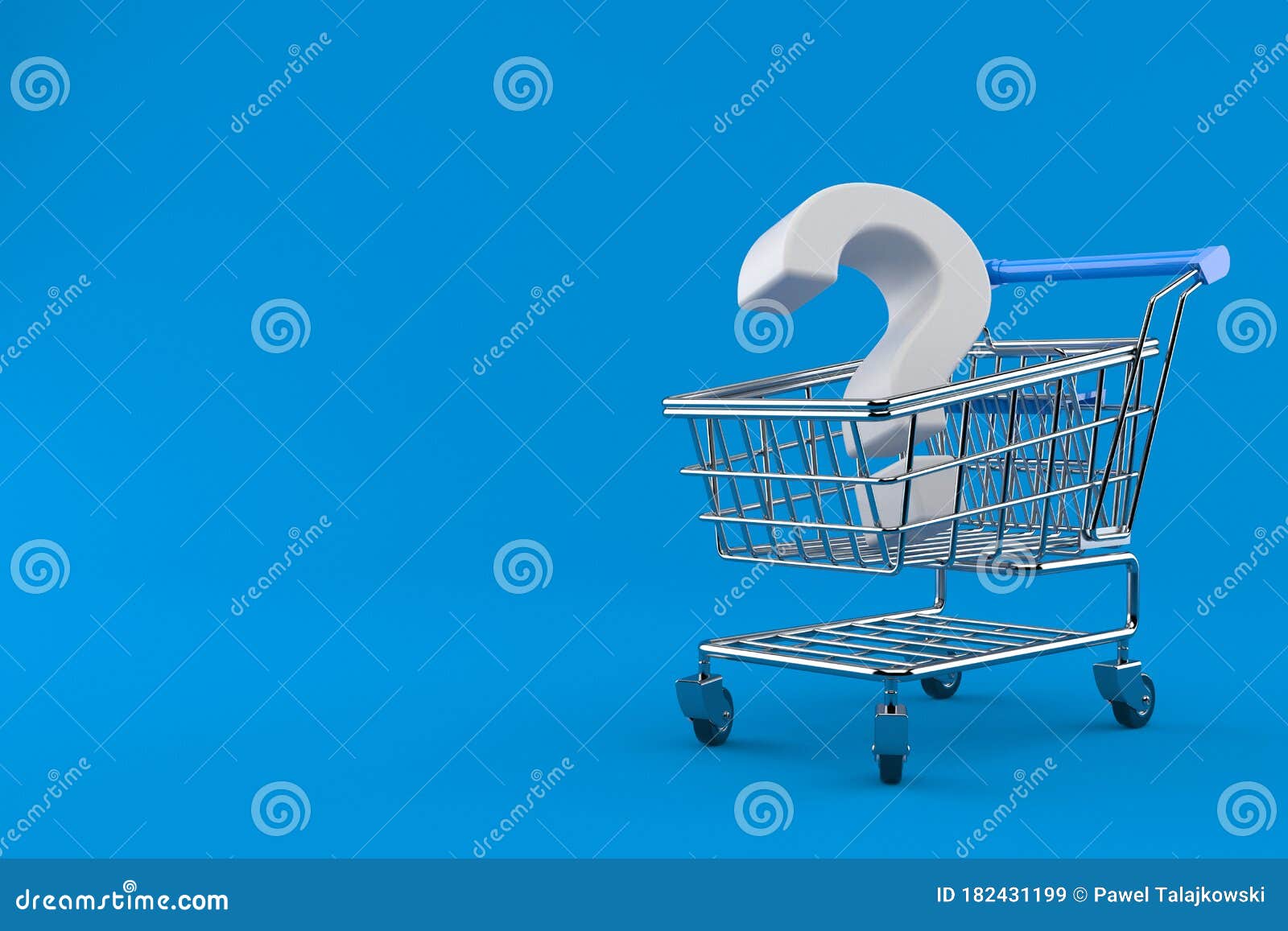 Question Mark Inside Shopping Cart Stock Illustration - Illustration of ...