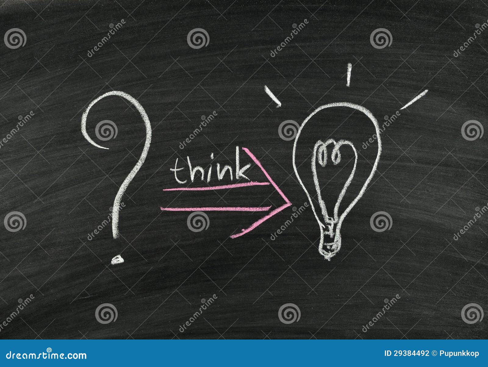 Question Mark and Light Bulb Stock Photo - Image of background ...