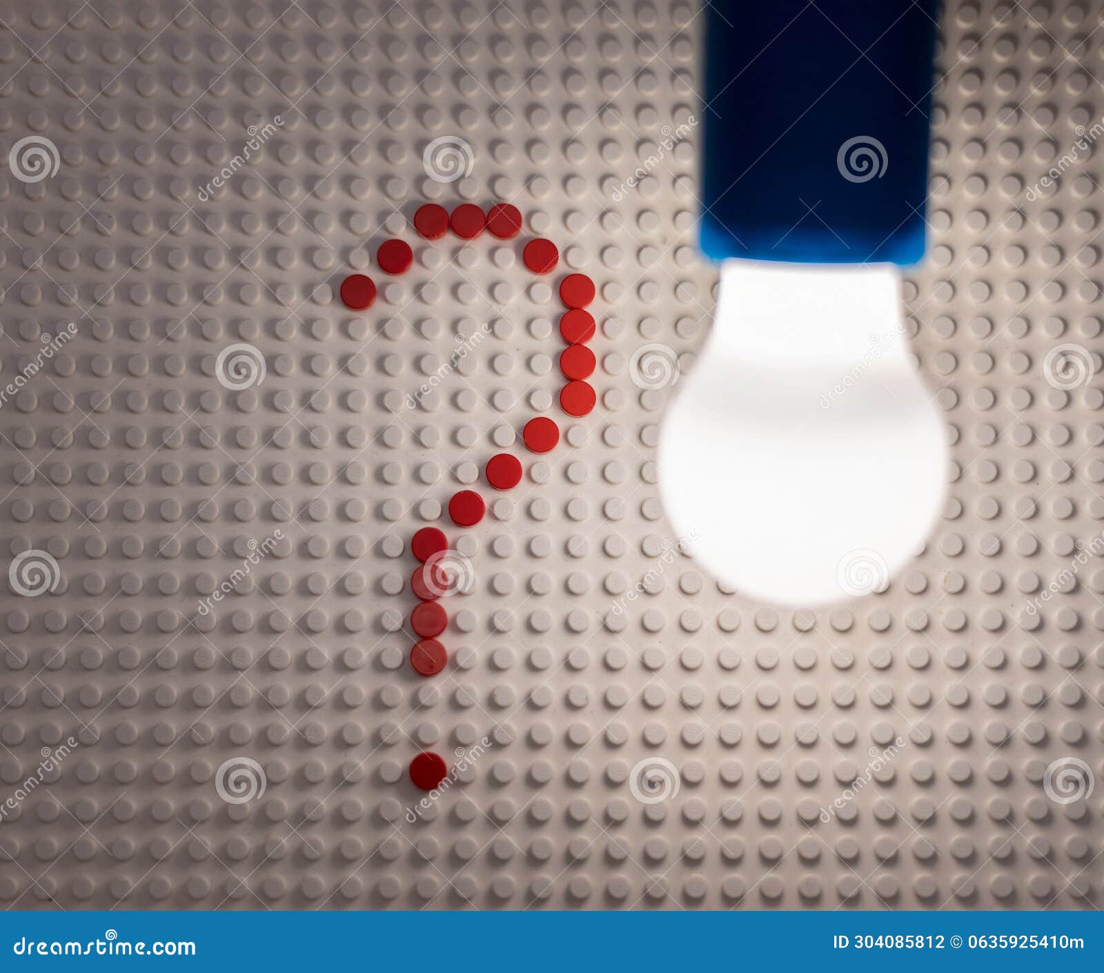 Question Mark and Light Bulb. Stock Photo - Image of electricity, idea ...