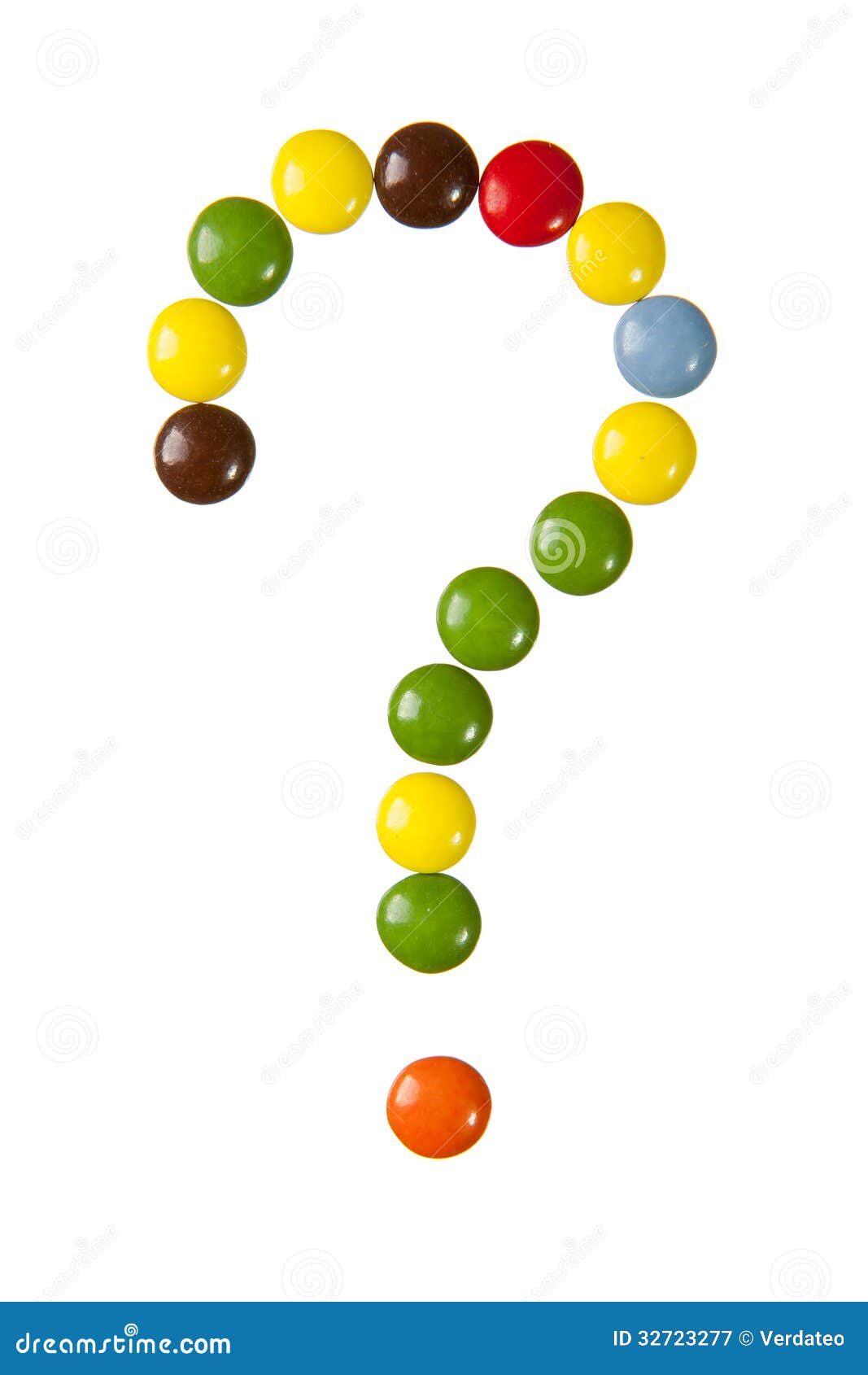 Question Mark Made Of Candies Royalty-Free Stock Photo | CartoonDealer ...