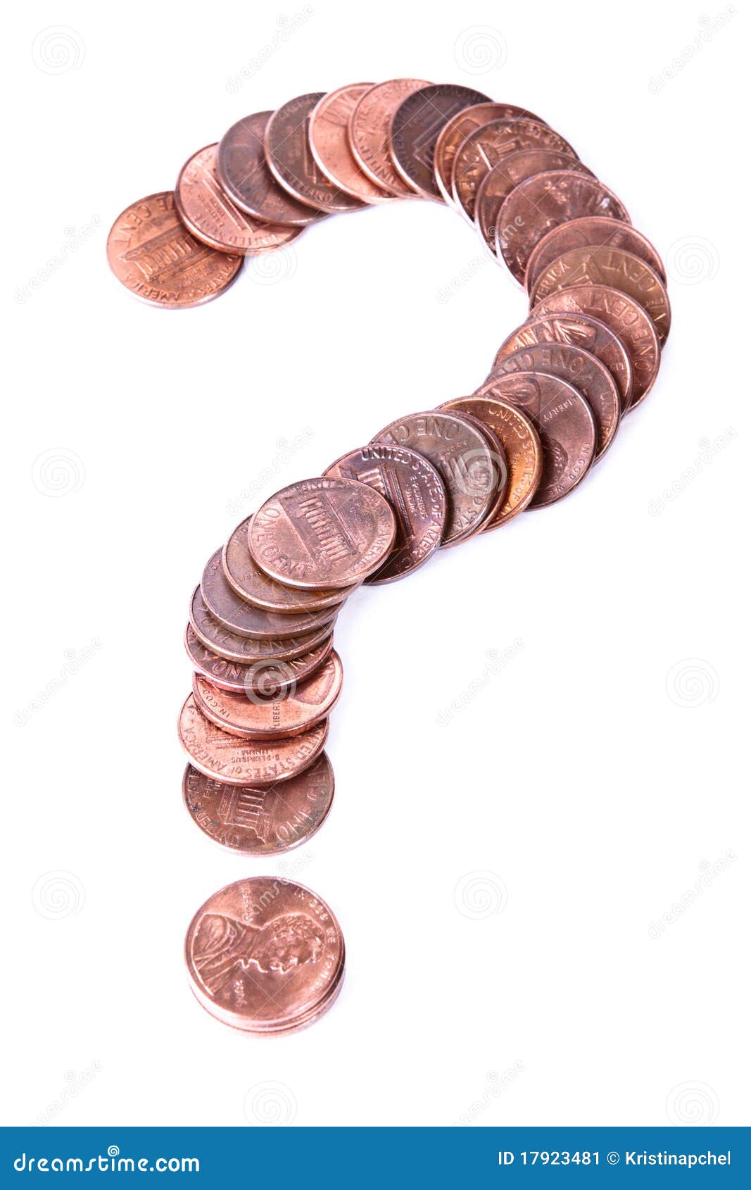 Question Mark Made of Coins Stock Image - Image of spending, gift: 17923481