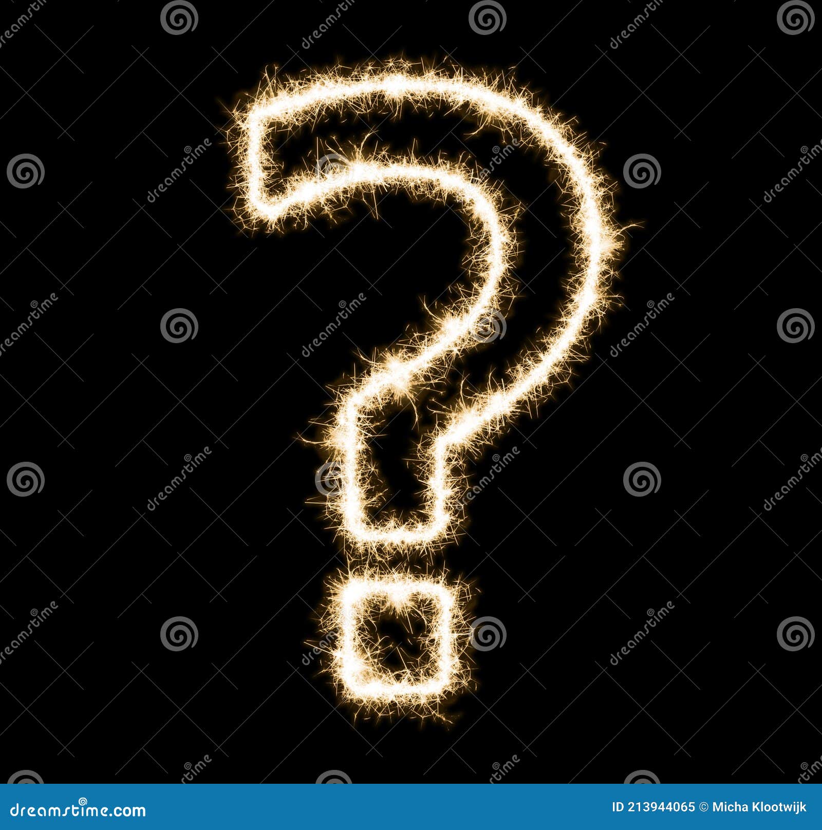 Question Mark - Made Out of Sparkles Stock Illustration - Illustration ...