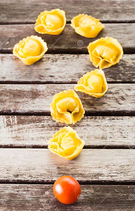 Question Mark Made with Pasta Stock Image - Image of dough, food: 30731987