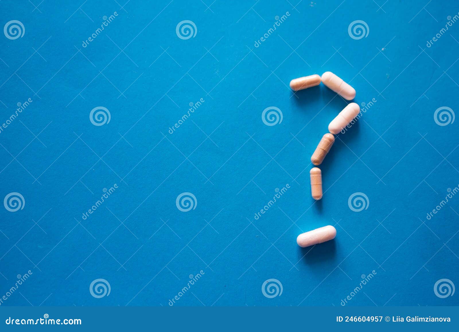 Question Mark Made of Pills Stock Image - Image of symbol, concept ...