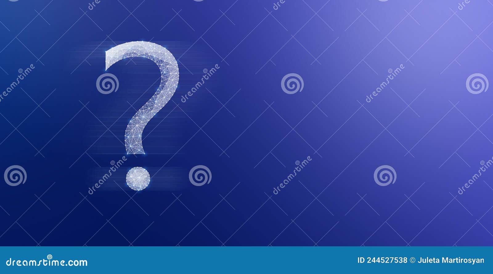 Question Mark Made from Web and Dots Stock Illustration - Illustration ...
