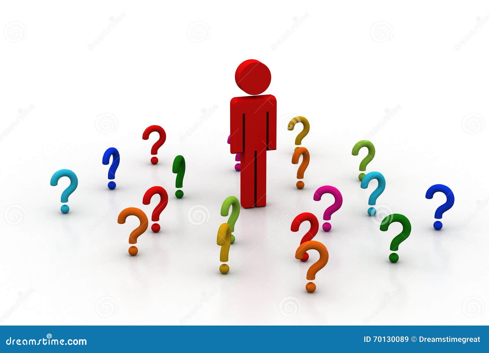 Question mark with man stock image. Image of character - 70130089