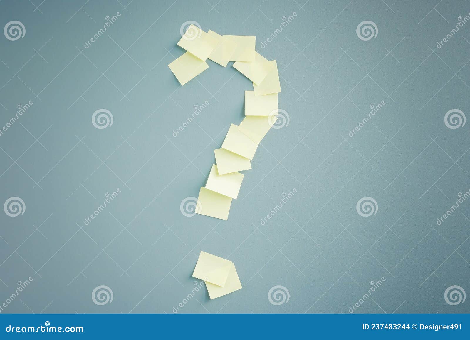Question Mark from Memo Sticks. Ideas and Analysis Concept Stock Photo ...