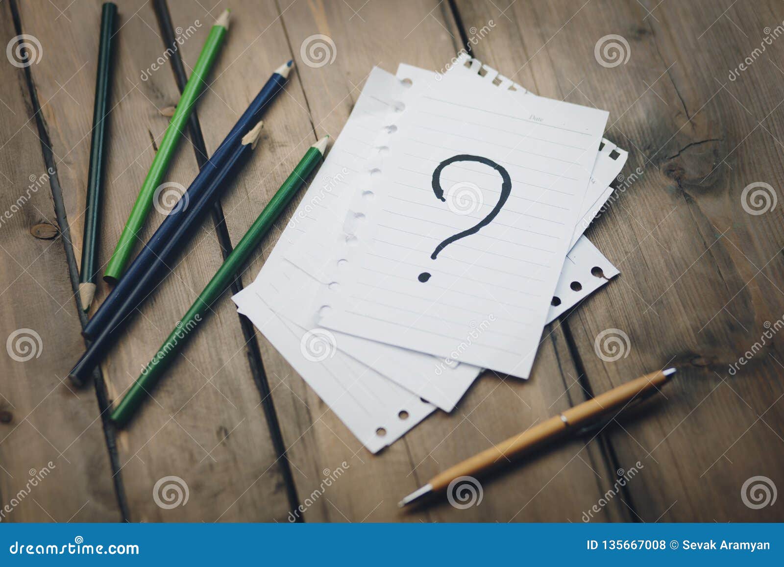 Question mark on notebook stock photo. Image of paper - 135667008