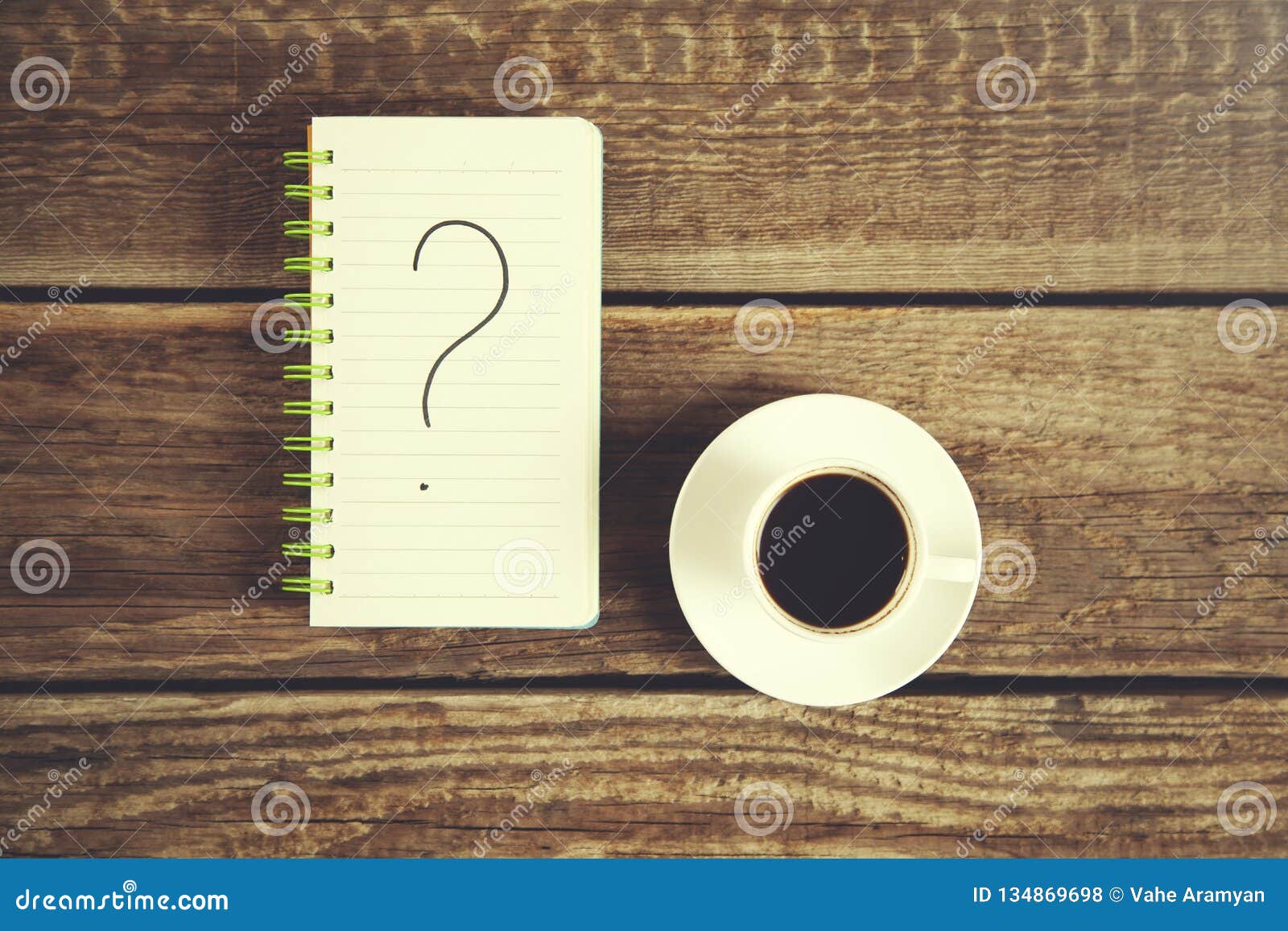 Question mark on notepad stock photo. Image of office - 134869698