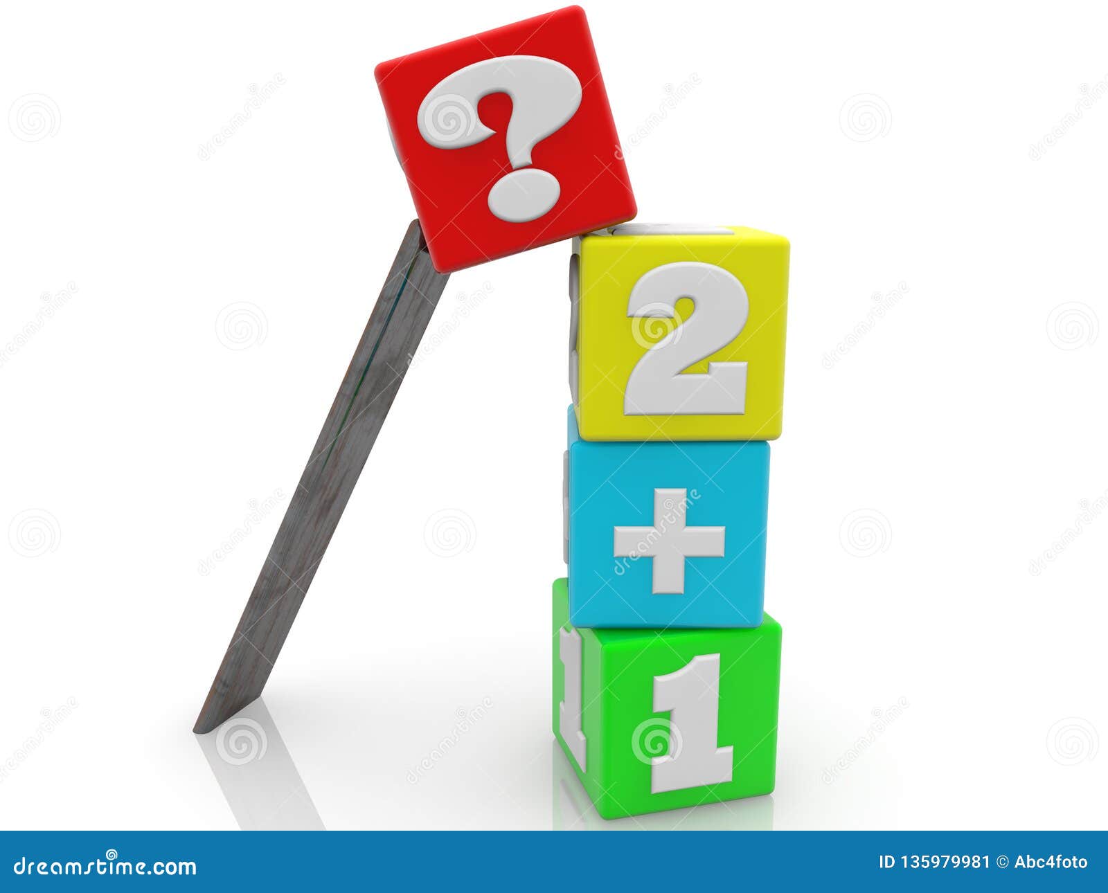 Question Mark and Numbers Concept Stock Illustration - Illustration of ...
