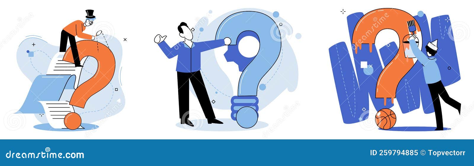 Question Mark, Obtaining Information of Interest. FAQ Help. Problem and ...