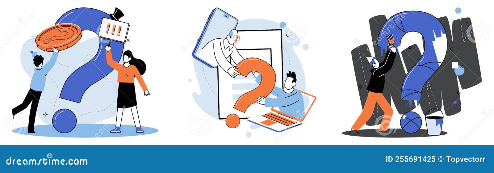 Question Mark, Obtaining Information of Interest. FAQ Help. Problem and ...