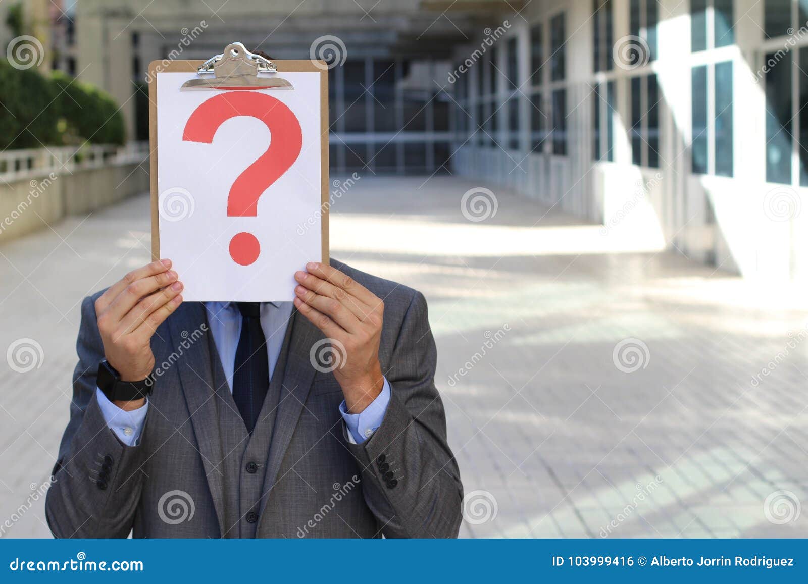 Question Mark in the Office Stock Photo - Image of presentation, office ...