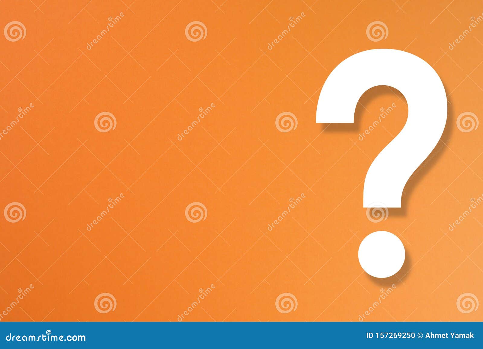 Question Mark on Orange Background Stock Photo - Image of interface ...