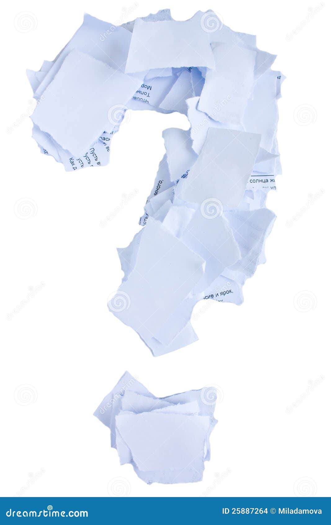 The Question Mark from Paper Stock Photo - Image of print, page: 25887264