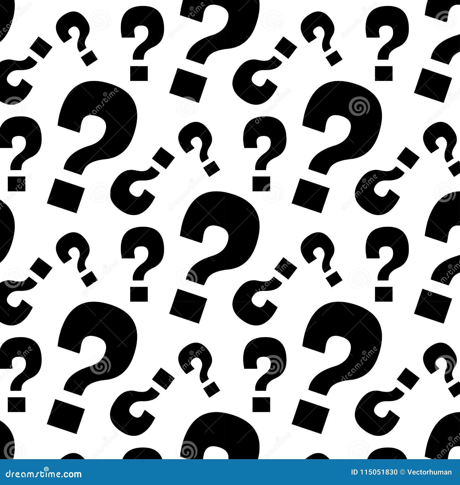 Question mark pattern art stock vector. Illustration of mark - 115051830
