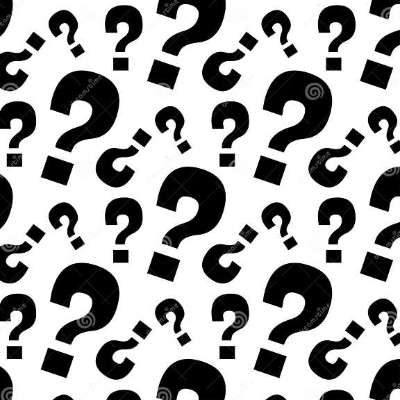 Question mark pattern art stock vector. Illustration of mark - 115051830