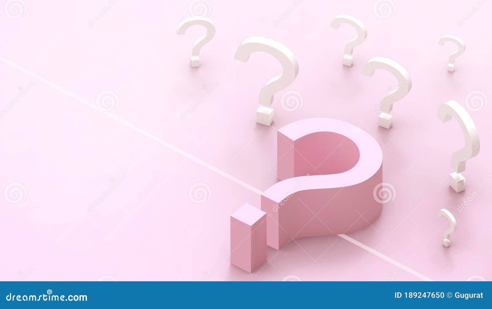 Question Mark Pink Creative Idea and Concept Minimal on Pink Background ...