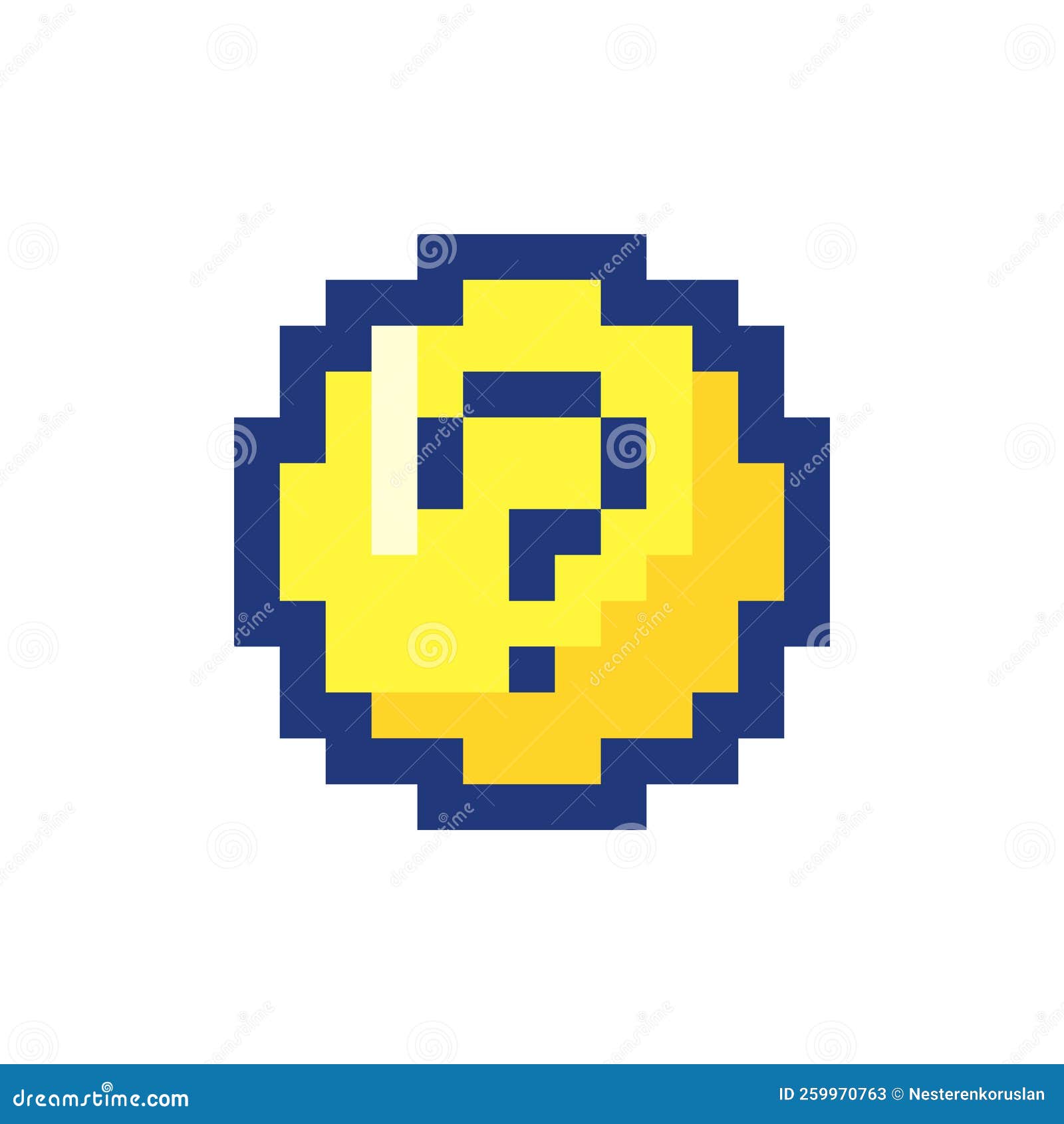 Question Mark Pixelated RGB Color Ui Icon Stock Vector - Illustration ...
