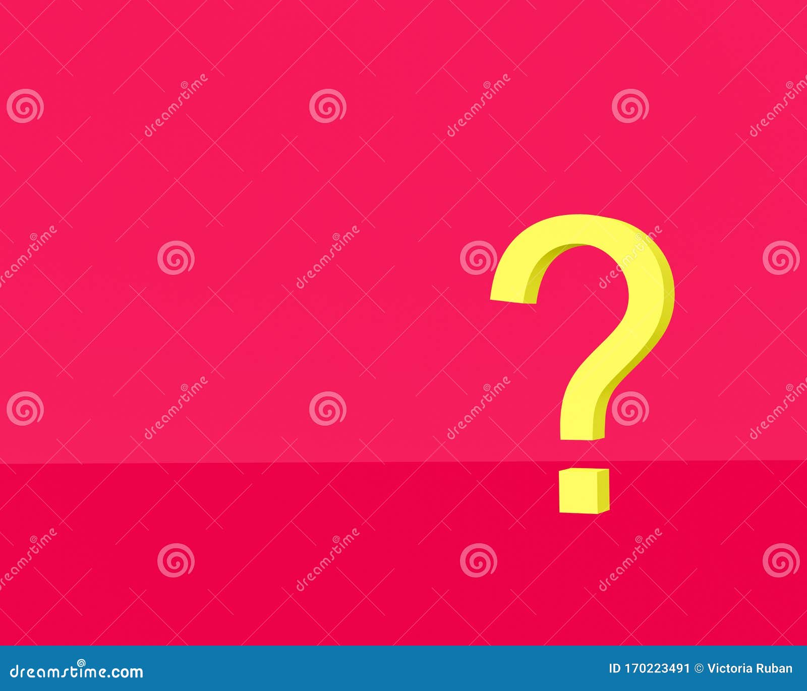 Question Mark on Plain Background Stock Illustration - Illustration of ...