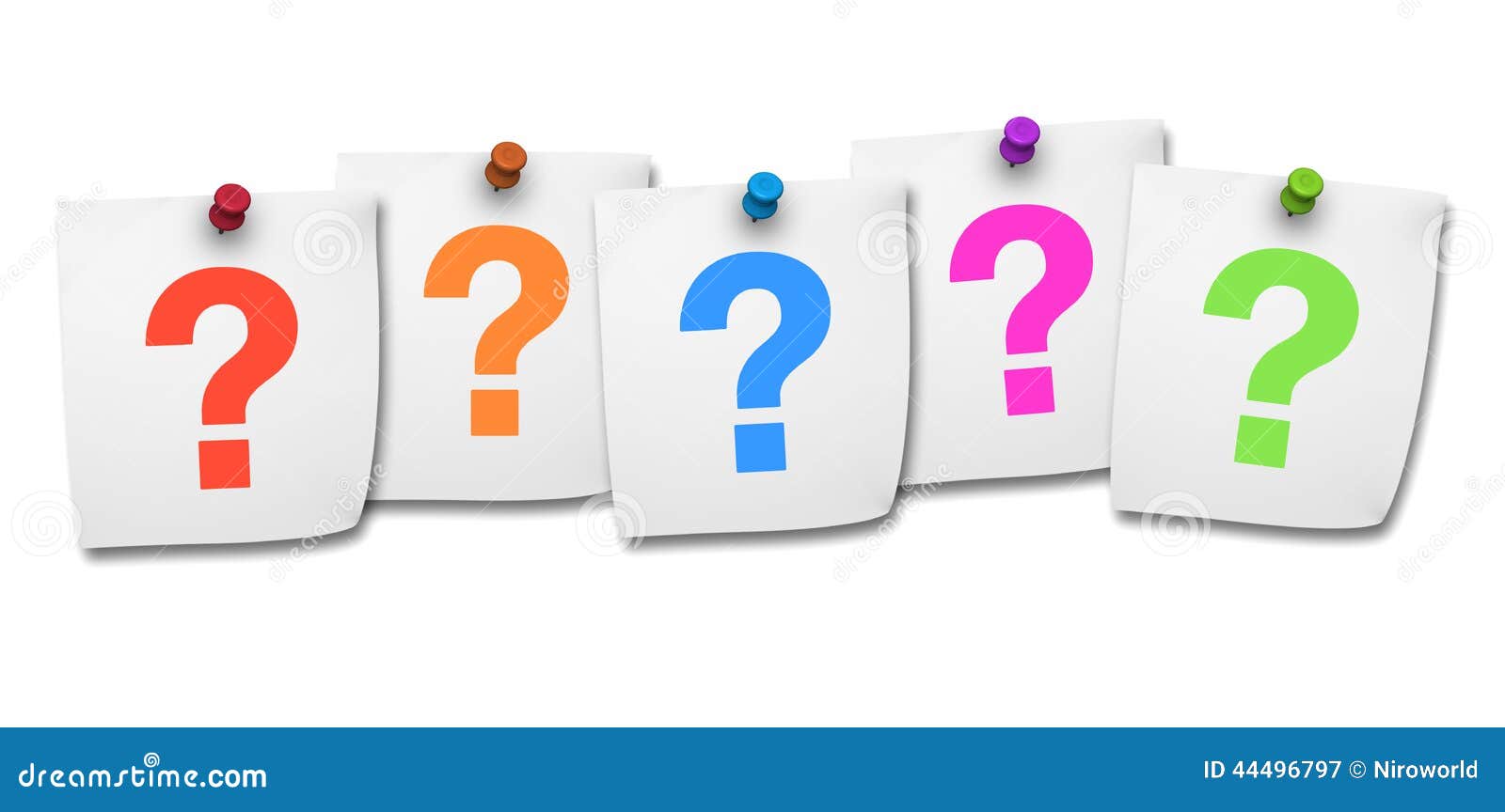 Question Mark on Post it stock illustration. Illustration of background ...