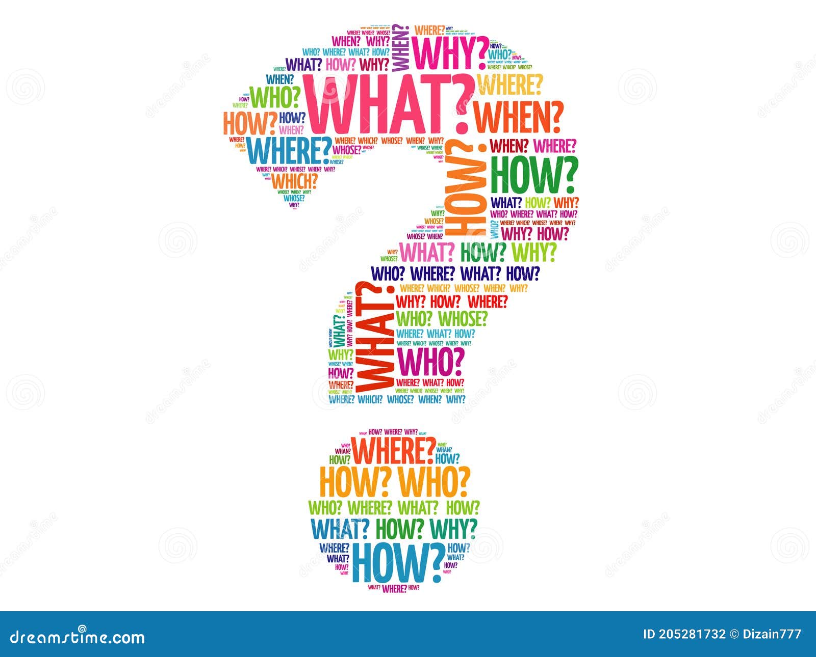 Question mark stock illustration. Illustration of concept - 205281732