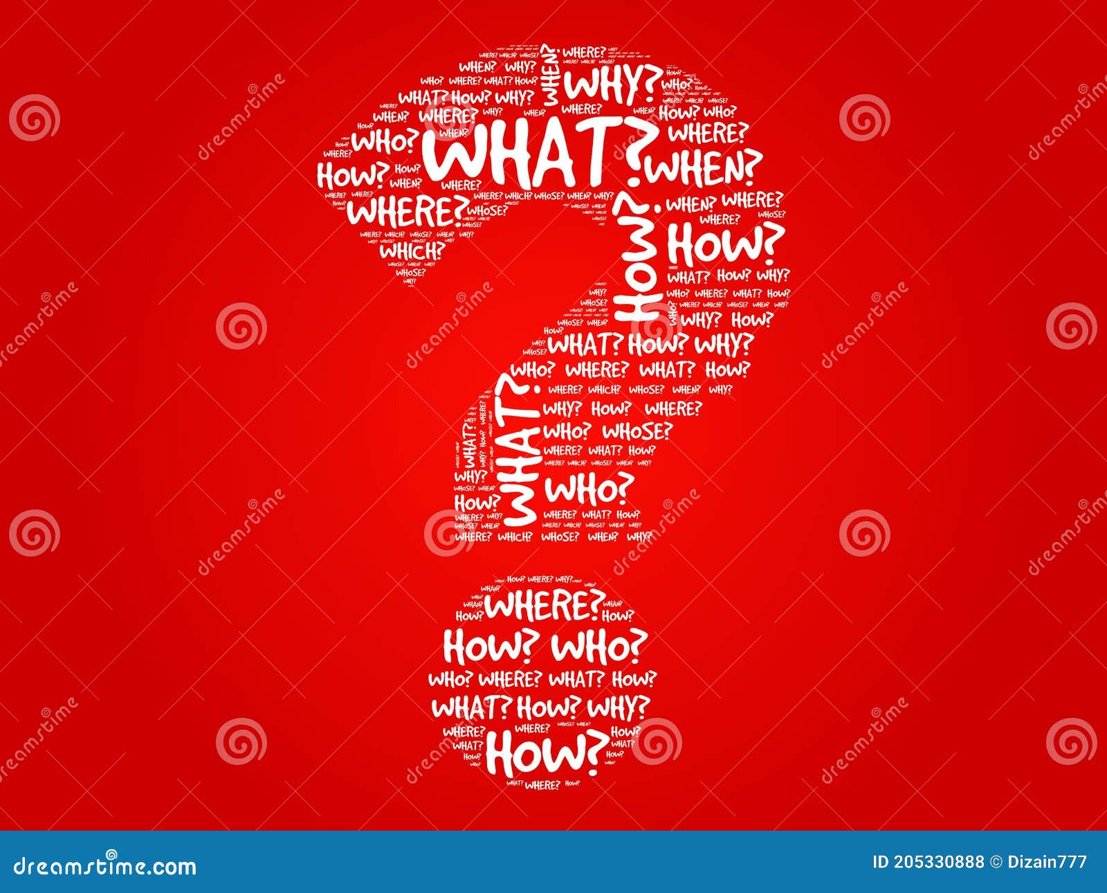 Question Mark, Question Words Stock Illustration - Illustration of help ...