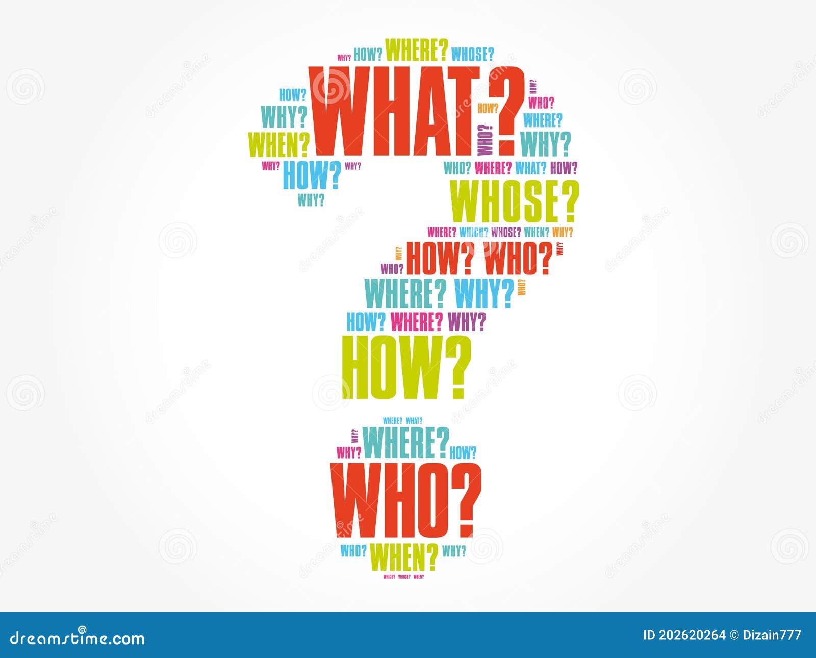Question Mark - Problem Solving, Word Cloud Background Stock ...