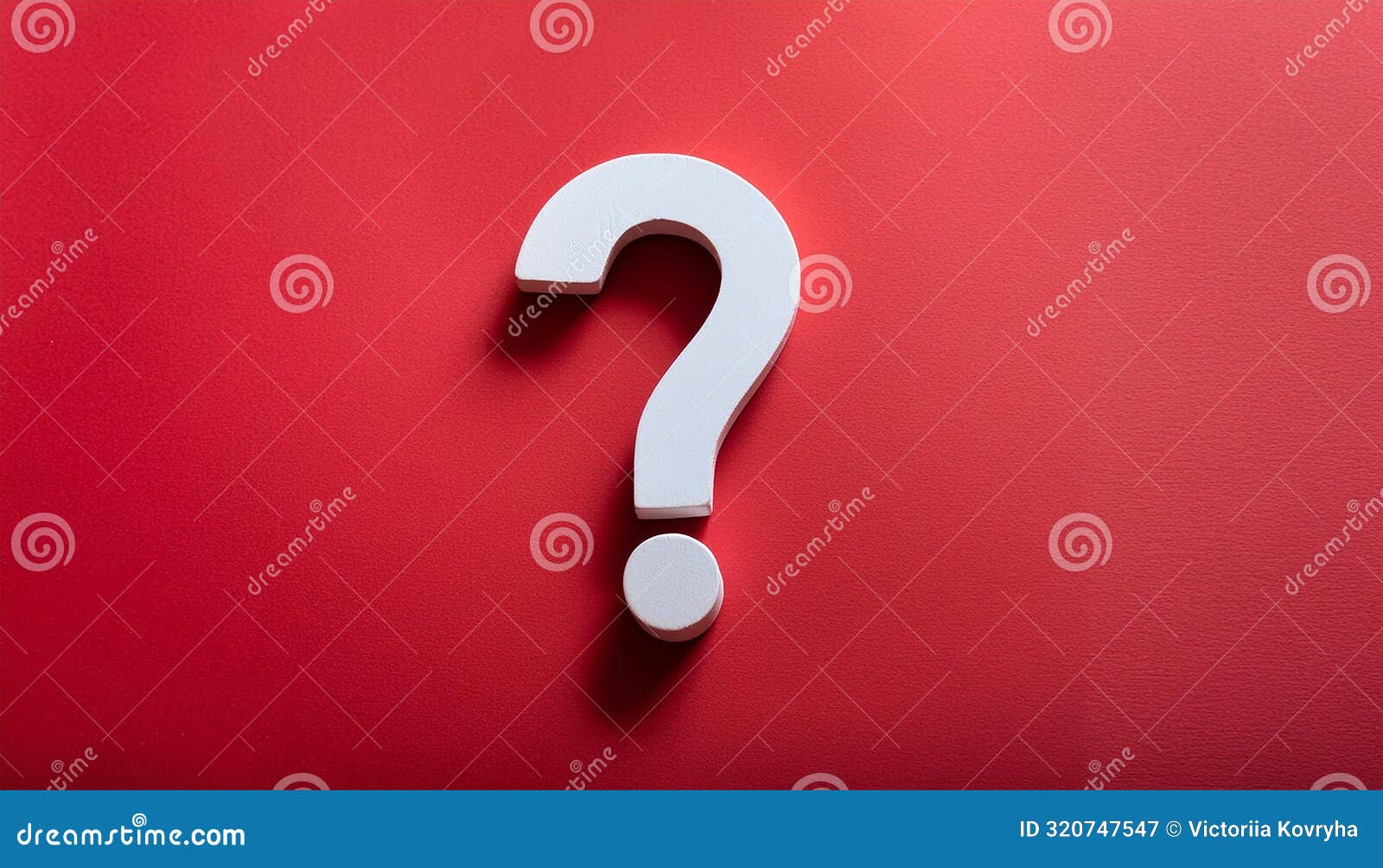 Question Mark On Red Background. Symbol Of Doubt And Uncertainty. FAQ And QA. Problem Solution ...