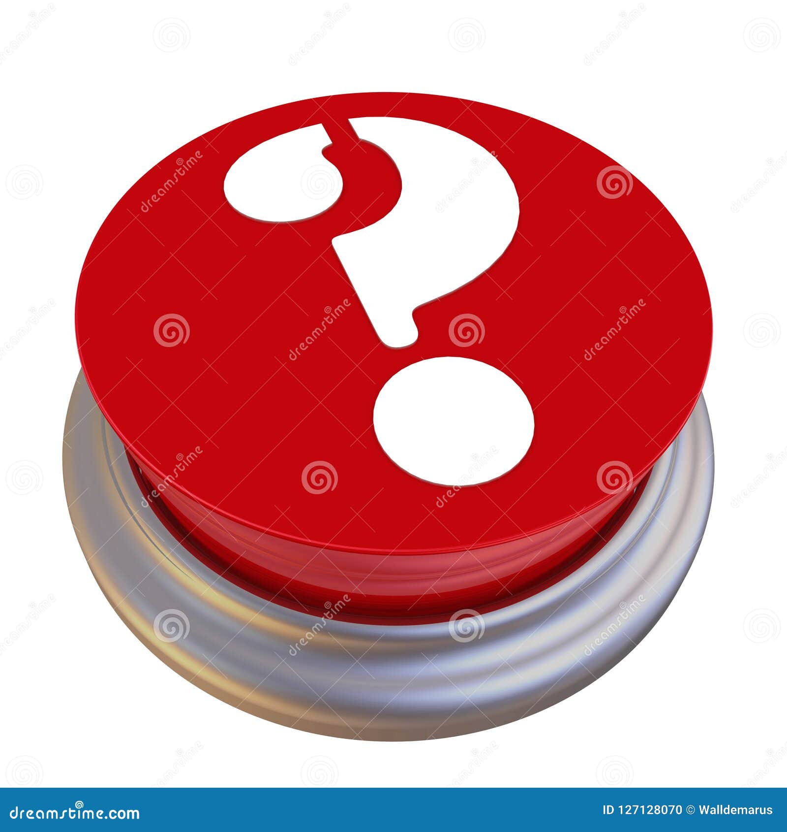 Button with question mark stock illustration. Illustration of help ...