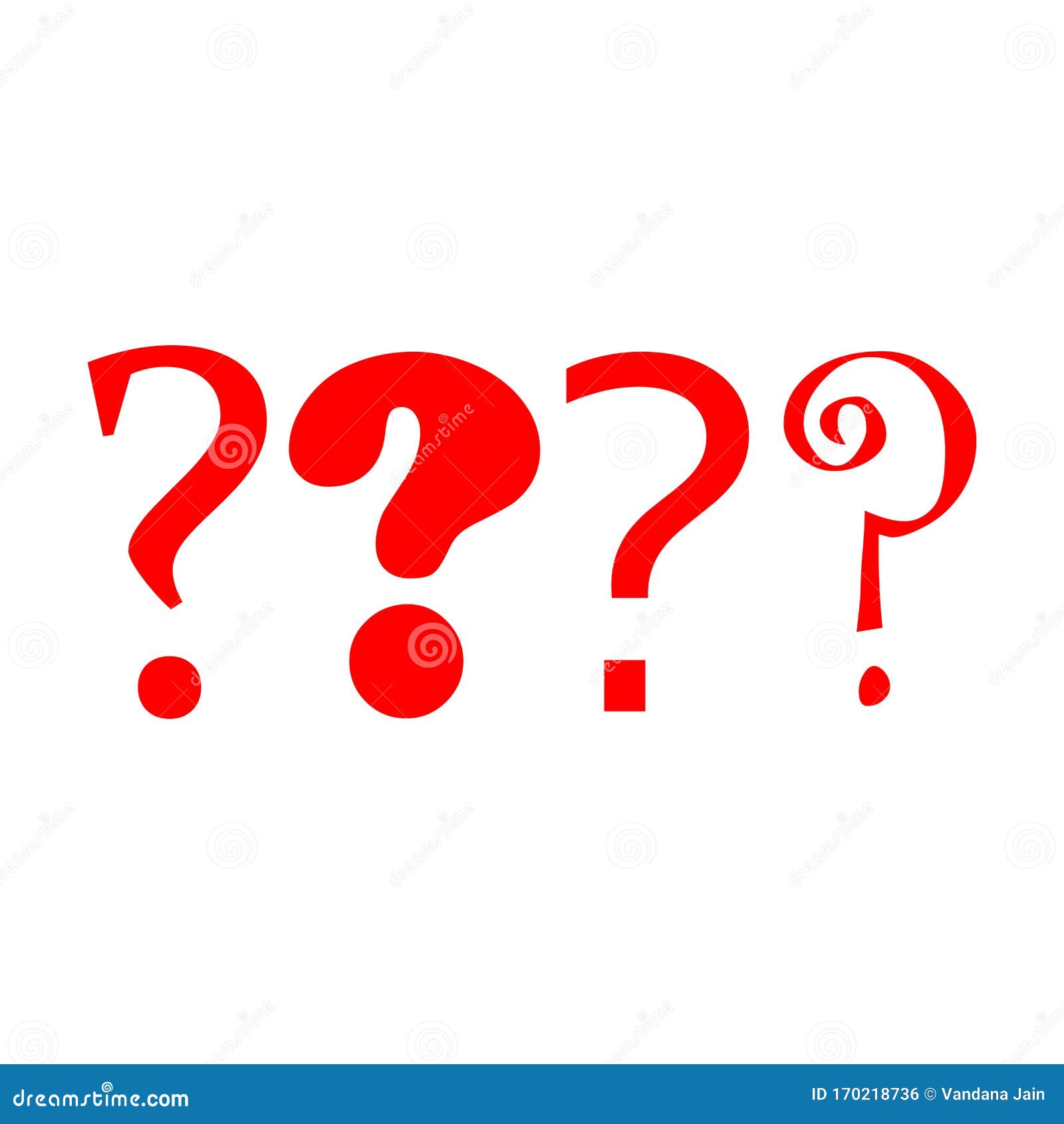 Question Mark.Red Question Mark on a Piece of Paper and Many Question ...