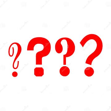 Question Mark.Red Question Mark on a Piece of Paper and Many Question ...