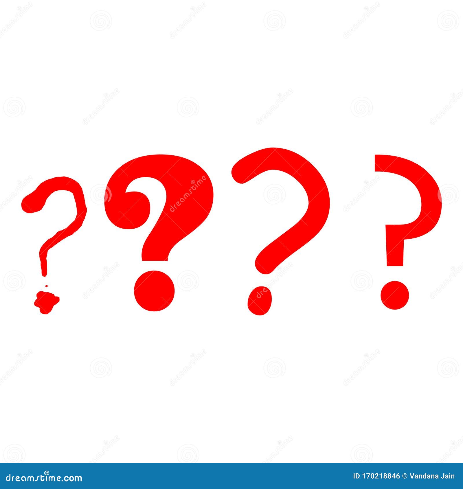 Question Mark.Red Question Mark on a Piece of Paper and Many Question ...