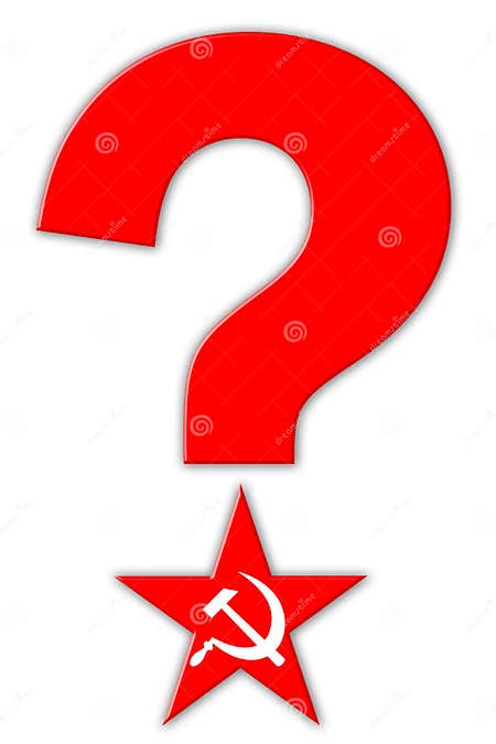 Question Mark with Red Star Stock Illustration - Illustration of help ...