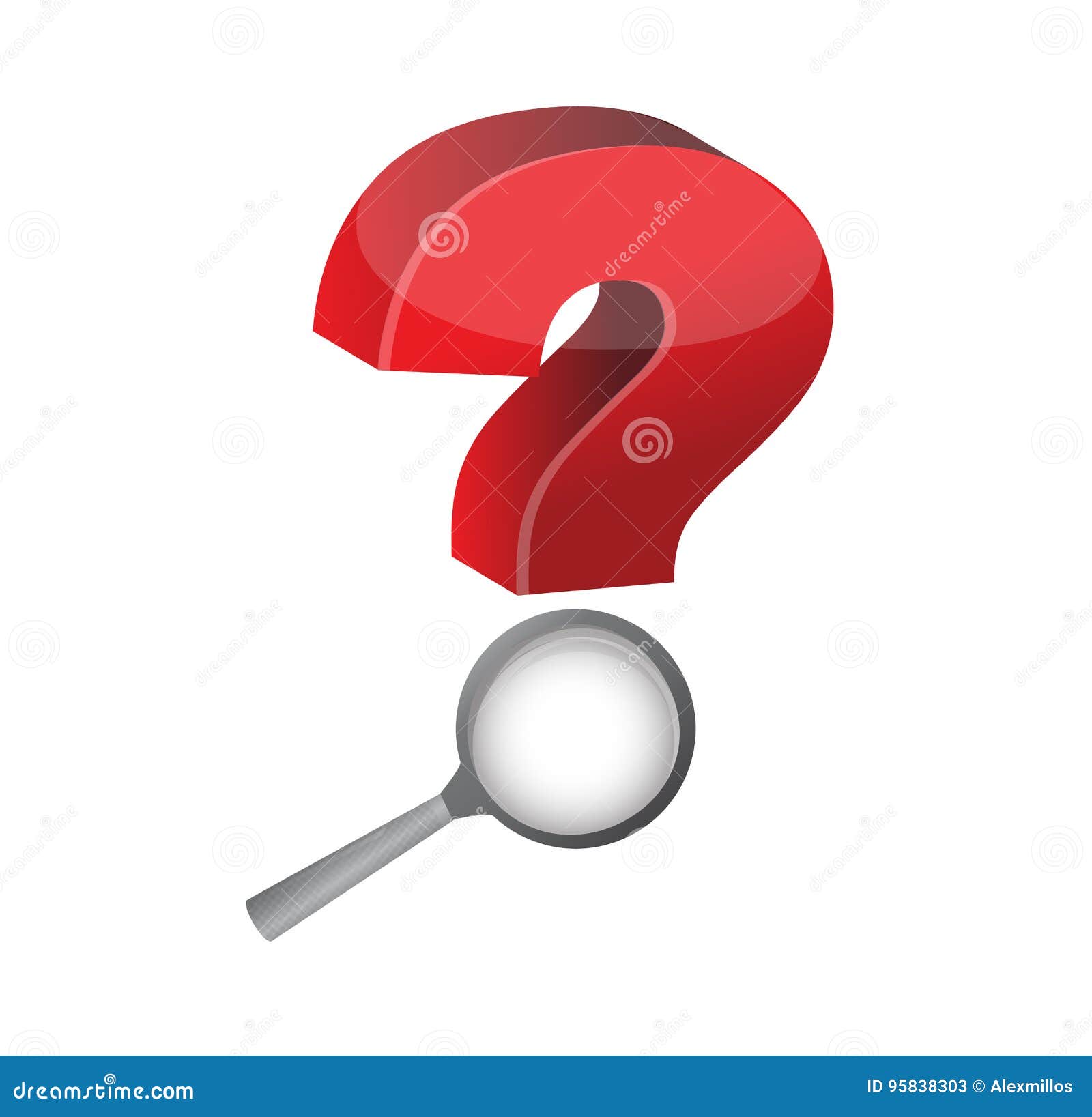 Question Mark Review Concept Illustration Stock Illustration ...